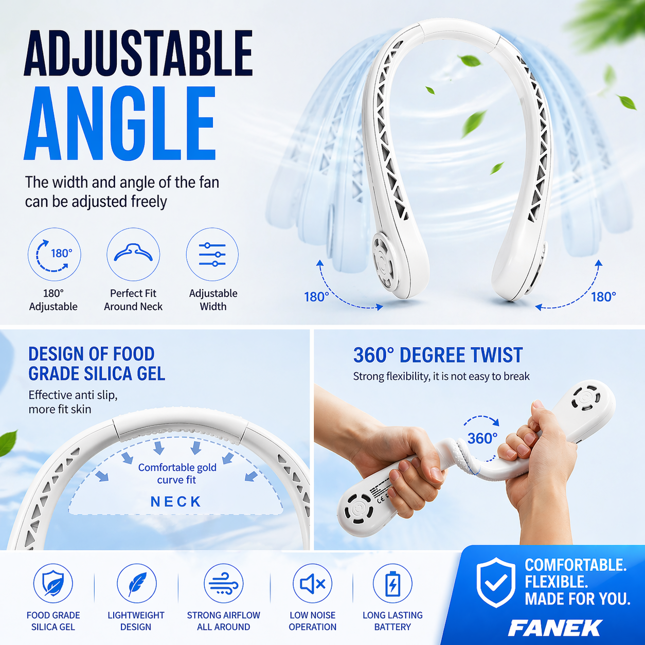 Portable Neck Fan – Fanek