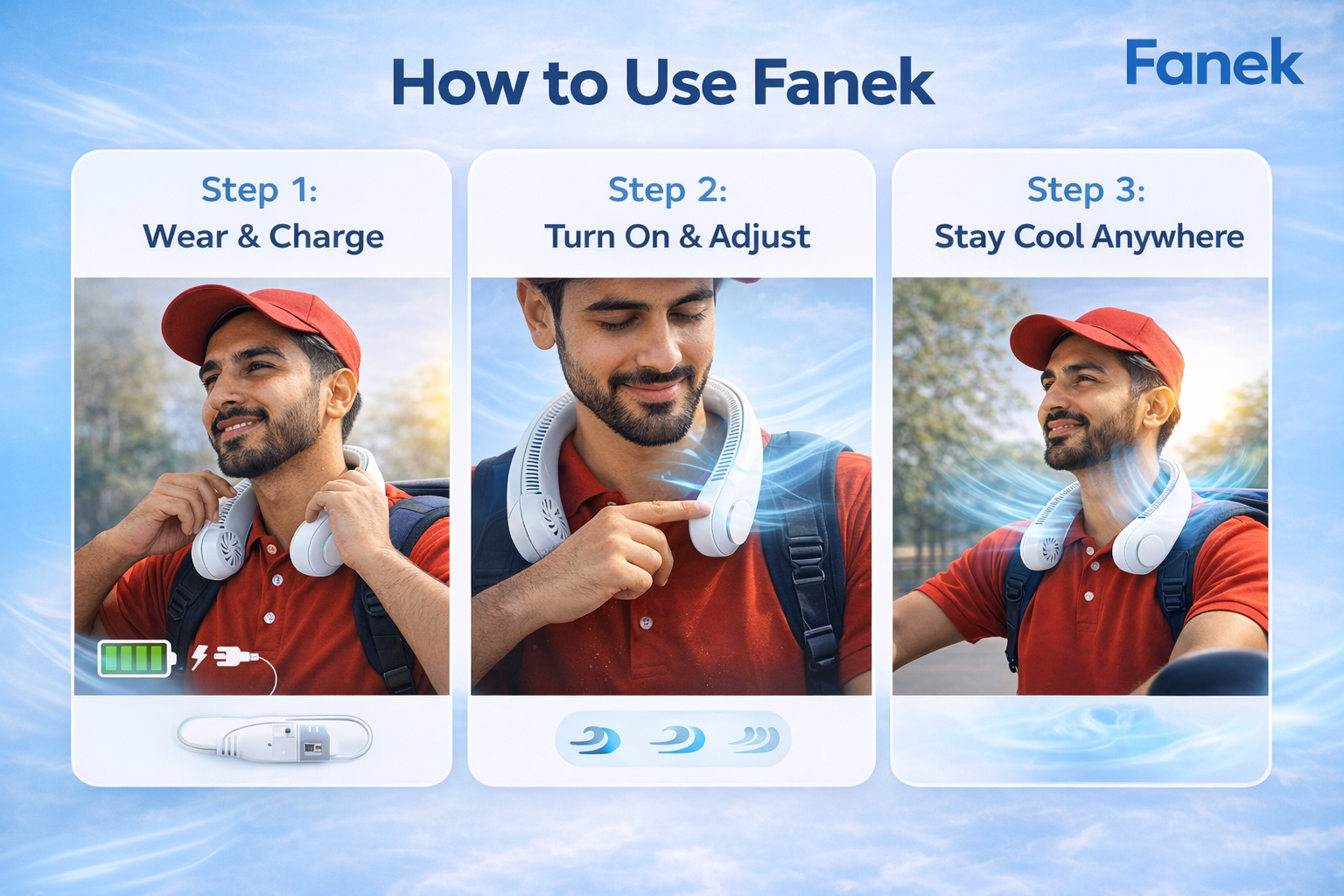 Portable Neck Fan – Fanek